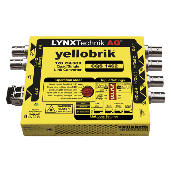 12G Single to Quad-Link Converter by LYNX Now Shipping! | TEVIOS